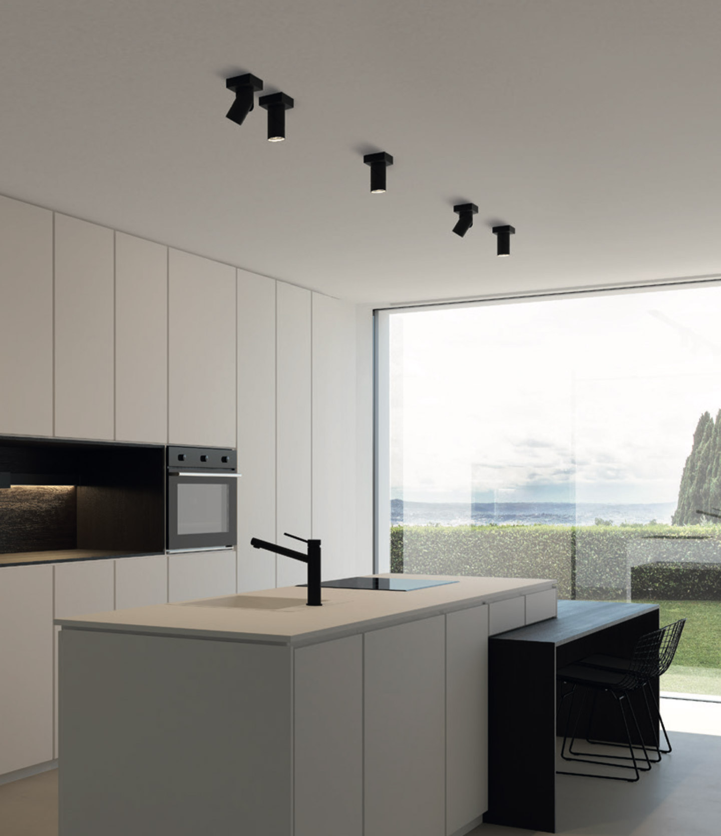 Bob, il faretto LED orientabile con doppio snodo by Letroh