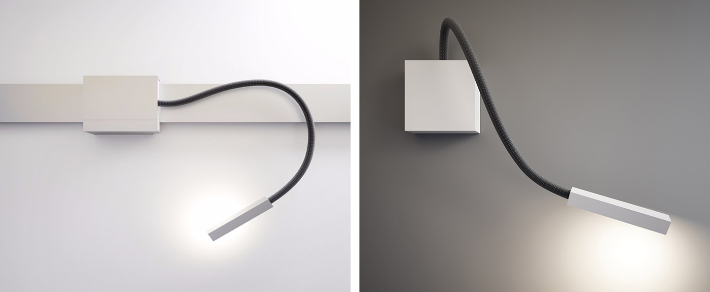 Bob, il faretto LED orientabile con doppio snodo by Letroh