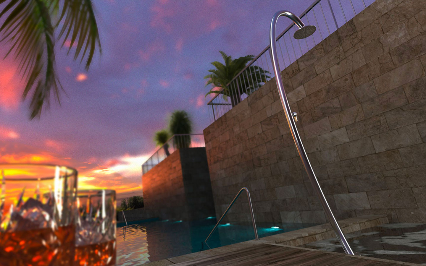 Nautical stainless steel showers for outdoor: Inoxstyle