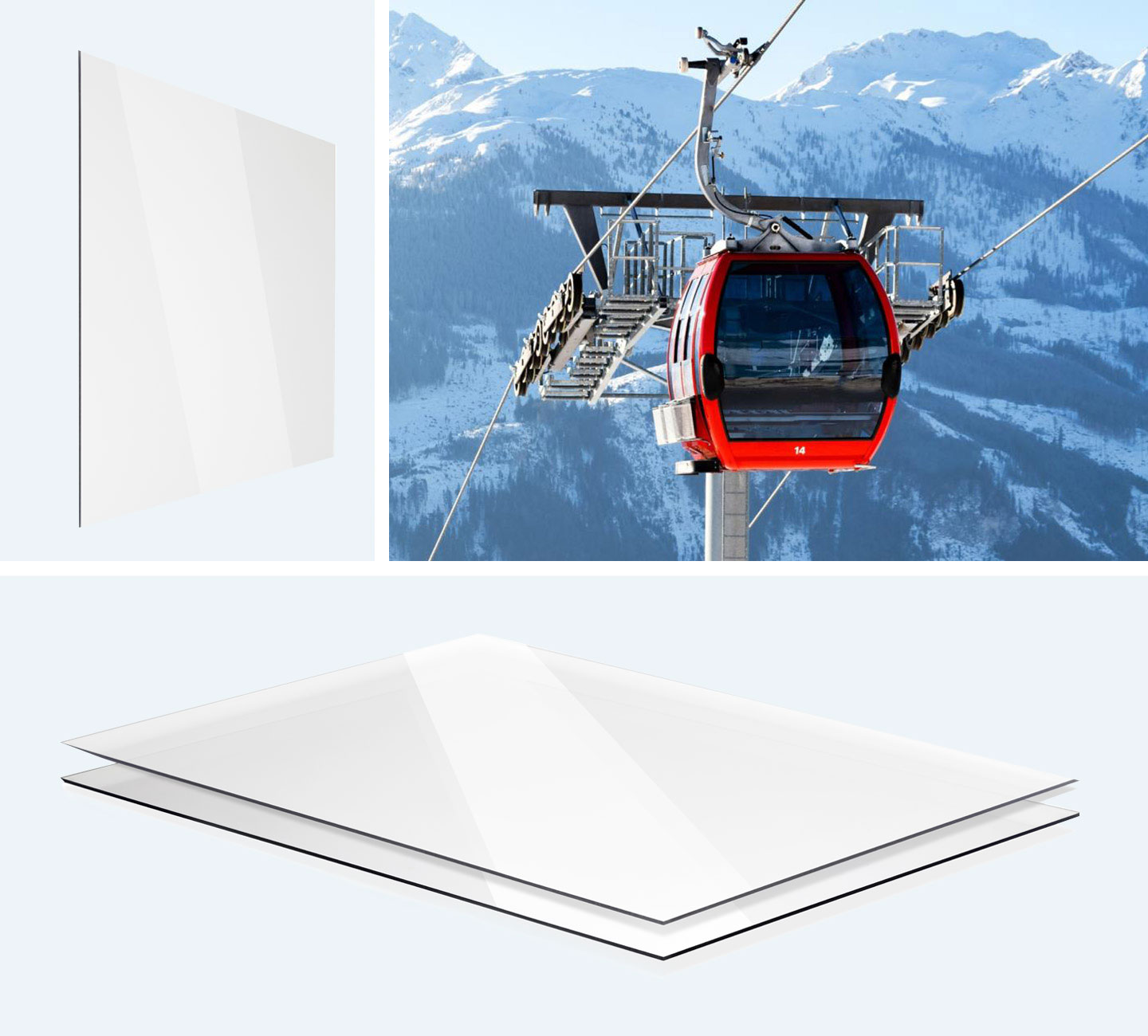 Lastre in policarbonato Lexan Extrite resistenti all'abrasione e alle ...