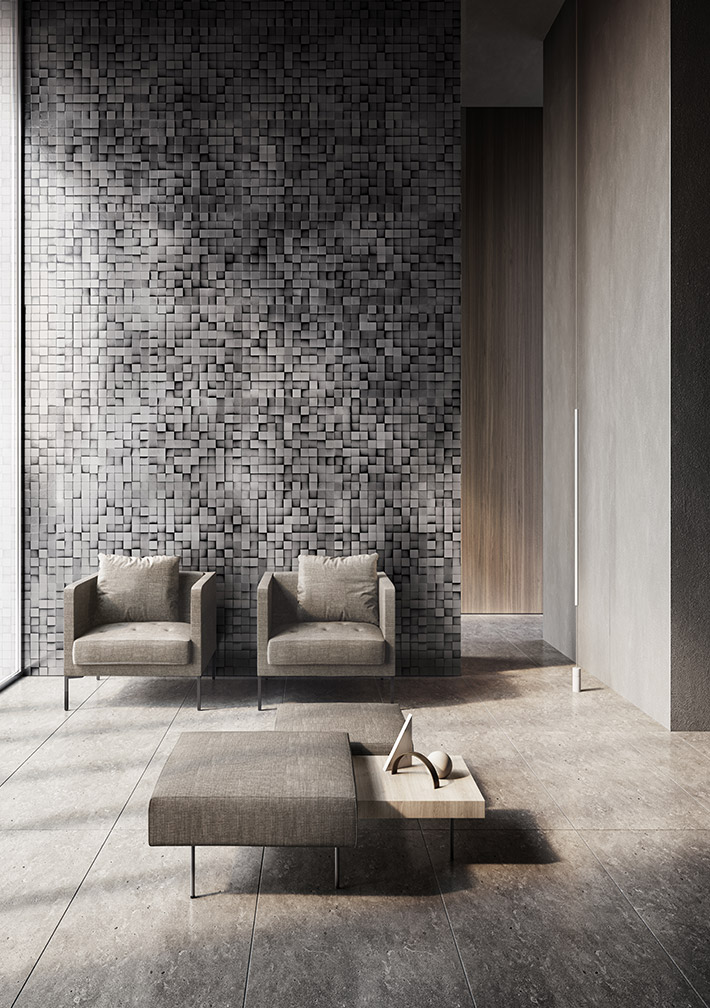 Decorative metal surfaces for architecture De Castelli