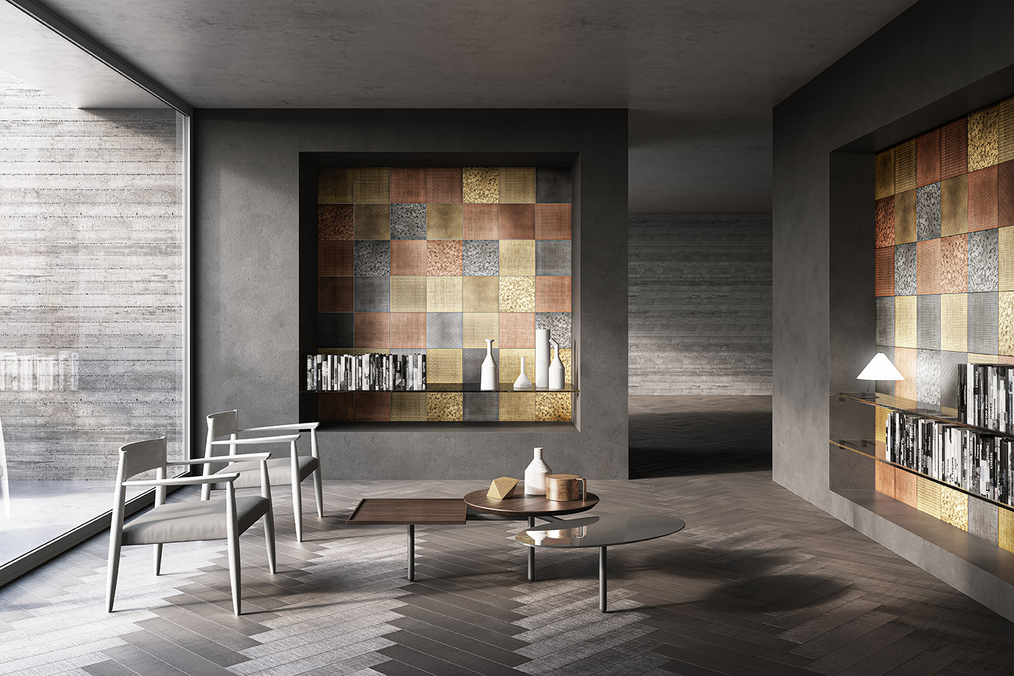 Decorative metal surfaces for architecture De Castelli