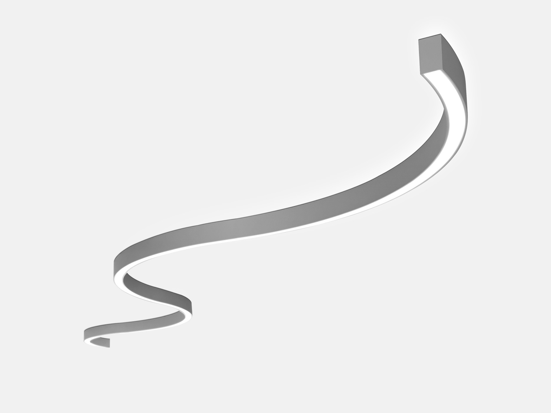 Fluid light: Liquid Line 3D by Lightnet