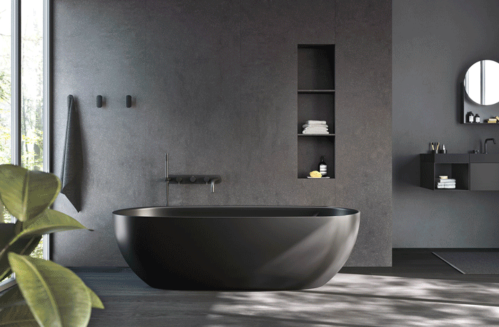 Colored bathtubs Rexa Design: the power of colors