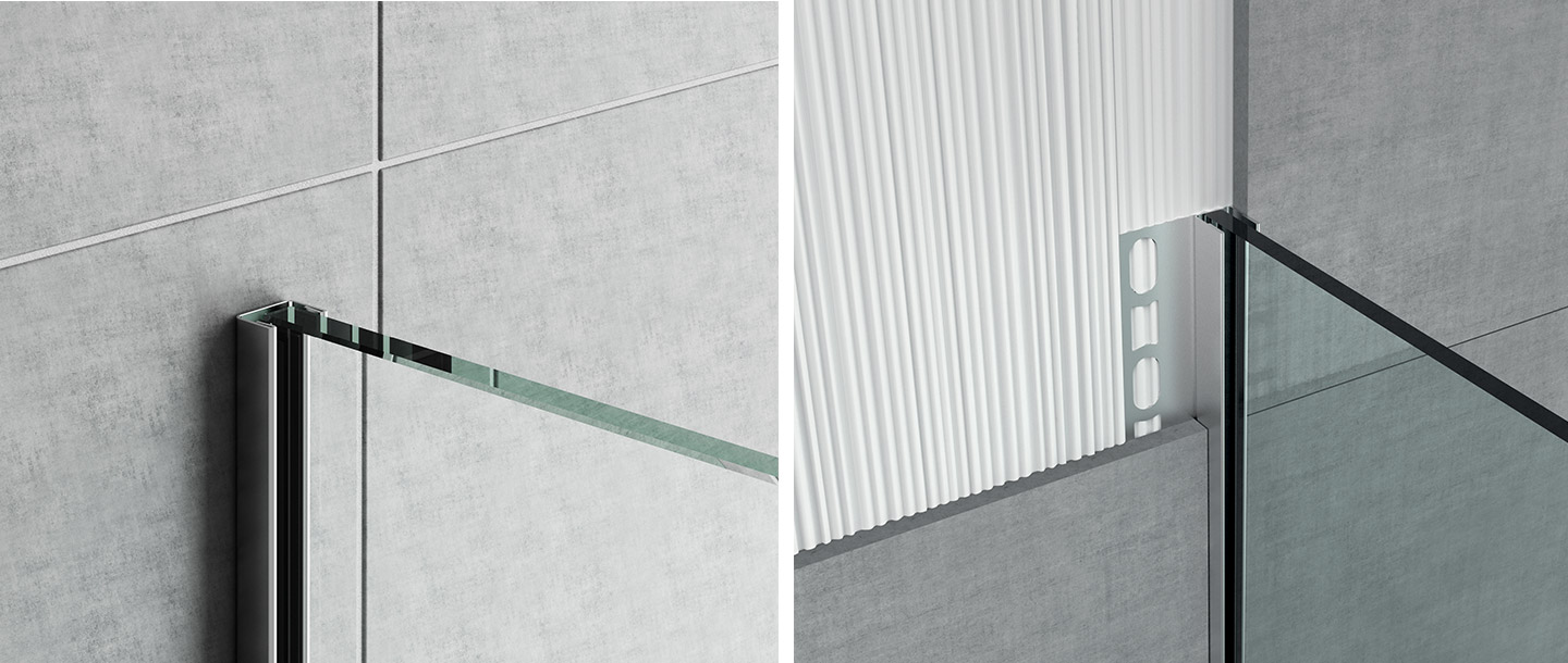 Profilpas drains and profiles for floor-level showers