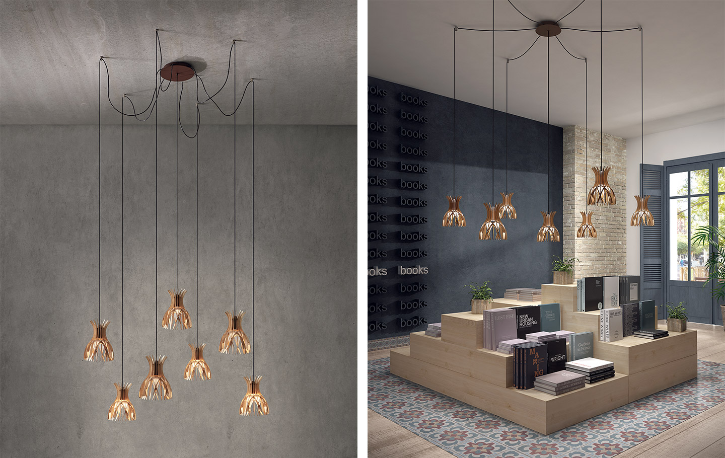 Domita lamps by Bover: the charm of craftsmanship