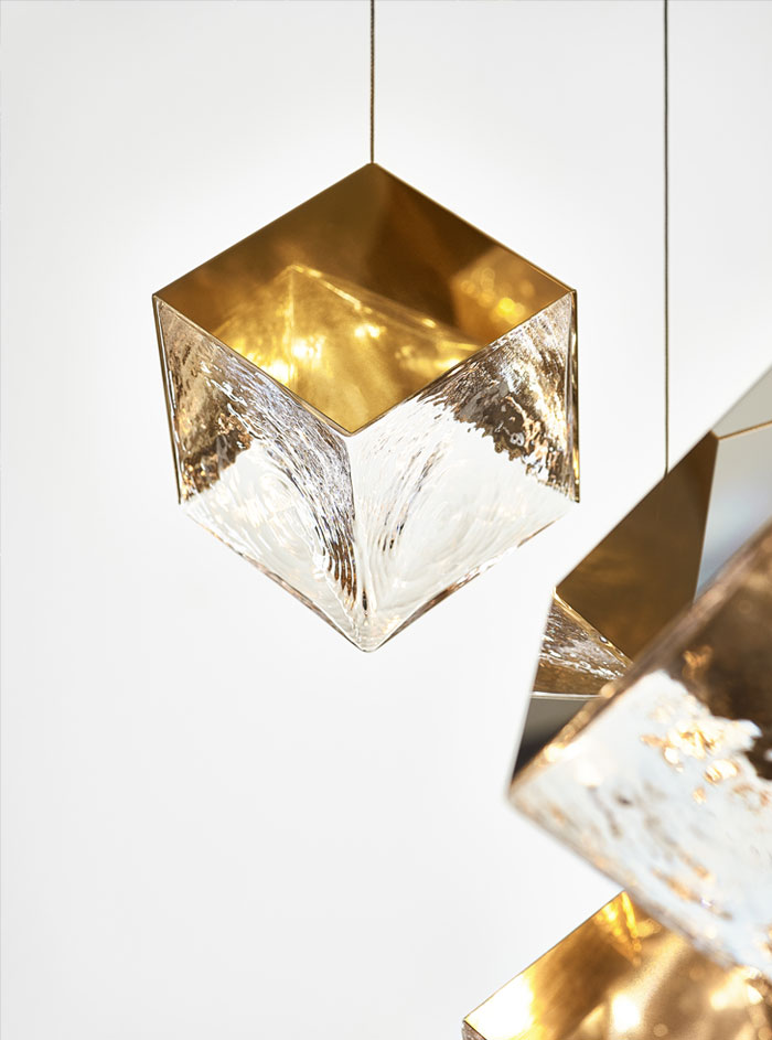 Pyrite by BOMMA: crystal lighting pendants inspired by minerals from ...