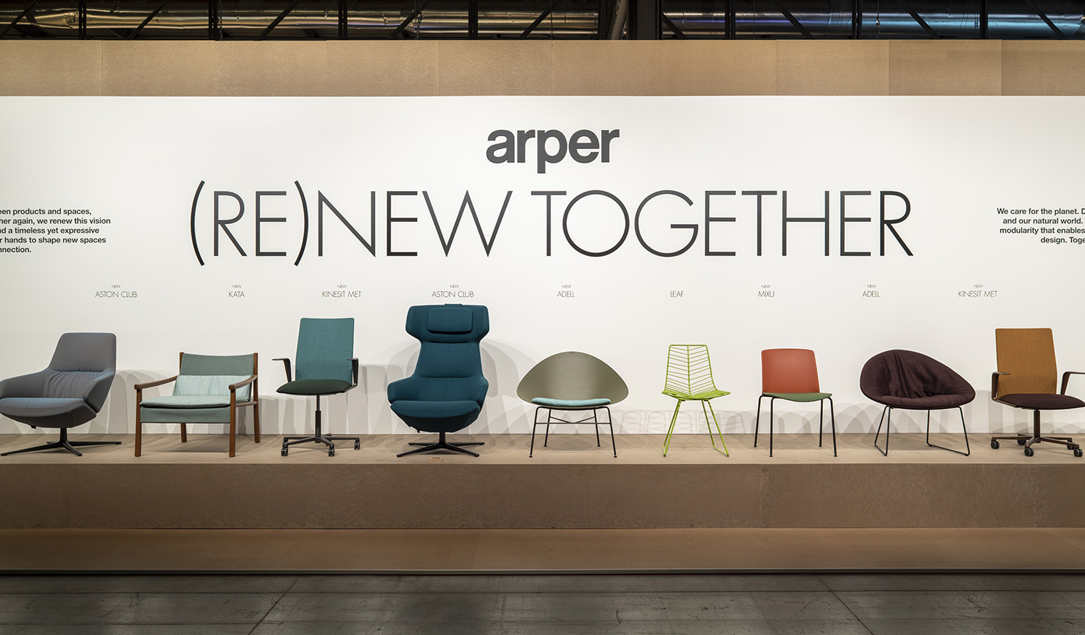 Nuove collezioni Arper presentate al supersalone 2021