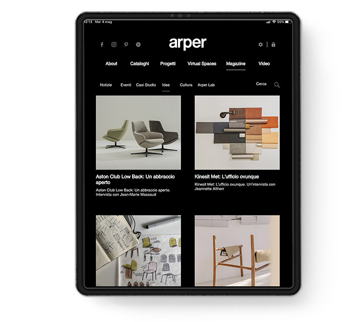 Nuove collezioni Arper presentate al supersalone 2021