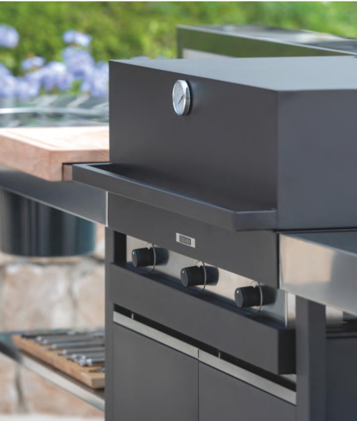 Outdoor kitchens Fogher: modularity, design and functionality. New 3D ...