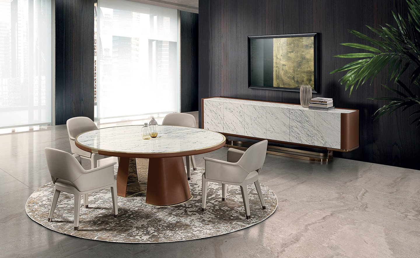 New 2021 furniture and complements collection by Longhi