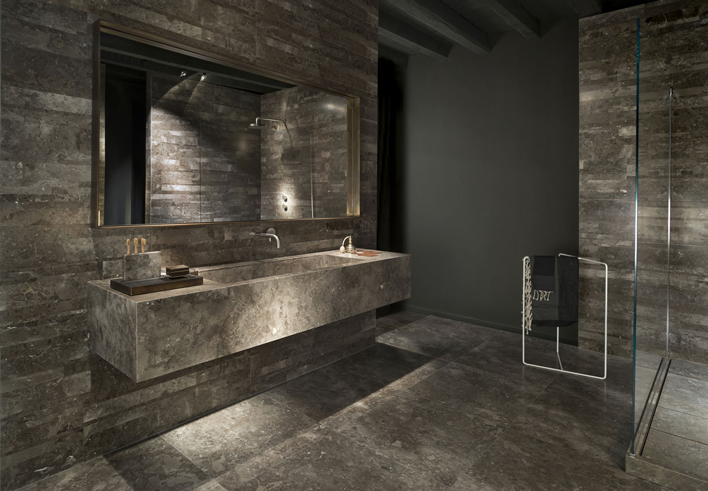 Salvatori presents the world's first fully-recycled stone texture