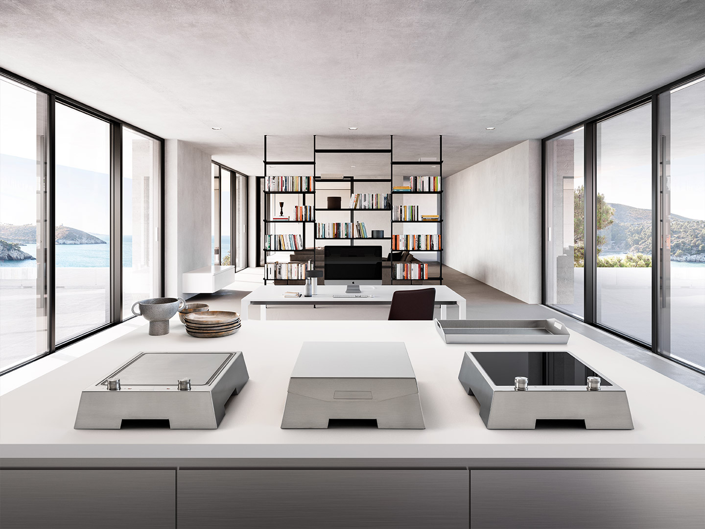 Barazza collection for outdoor kitchen: freedom turns on the imagination
