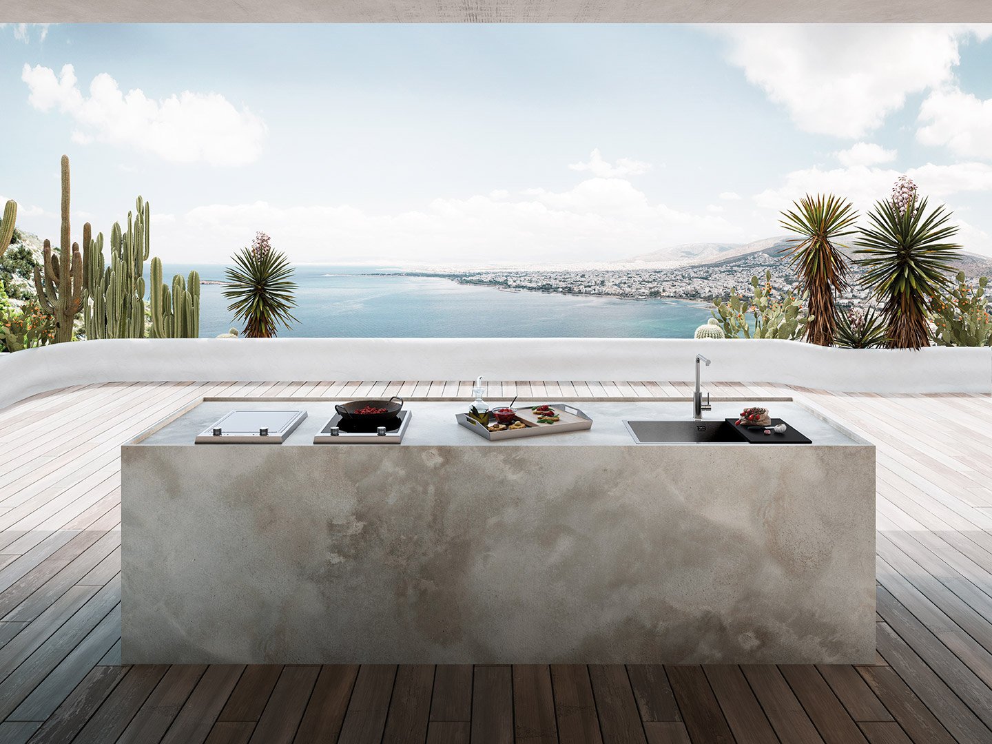 Barazza collection for outdoor kitchen: freedom turns on the imagination