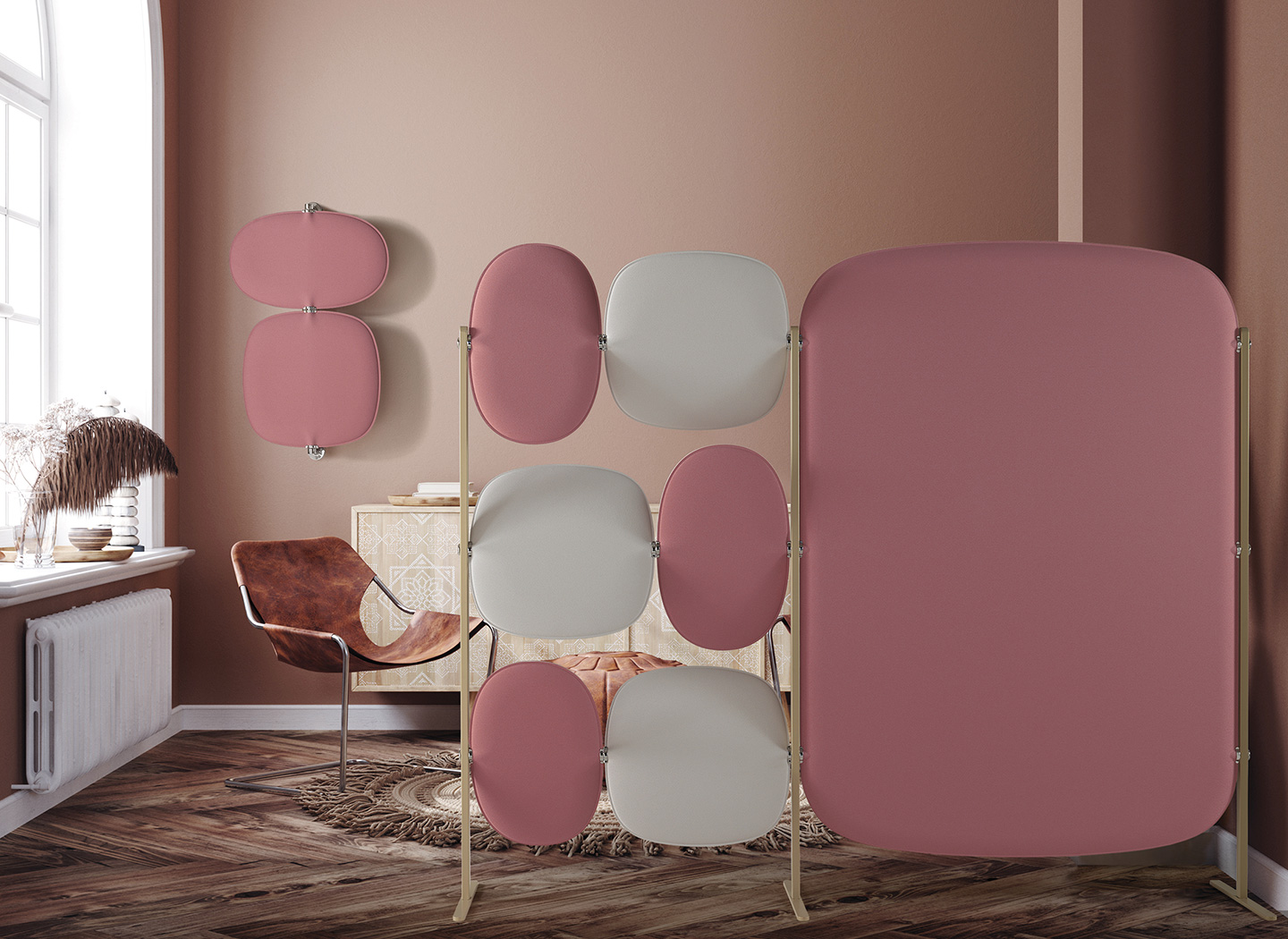 Modular sound-absorbing system Caimi Snowsound: aesthetic and acoustic performances