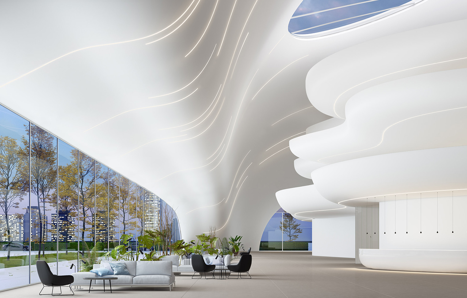 Tracker by Intra Lighting: endless possibilities to follow curved lines ...