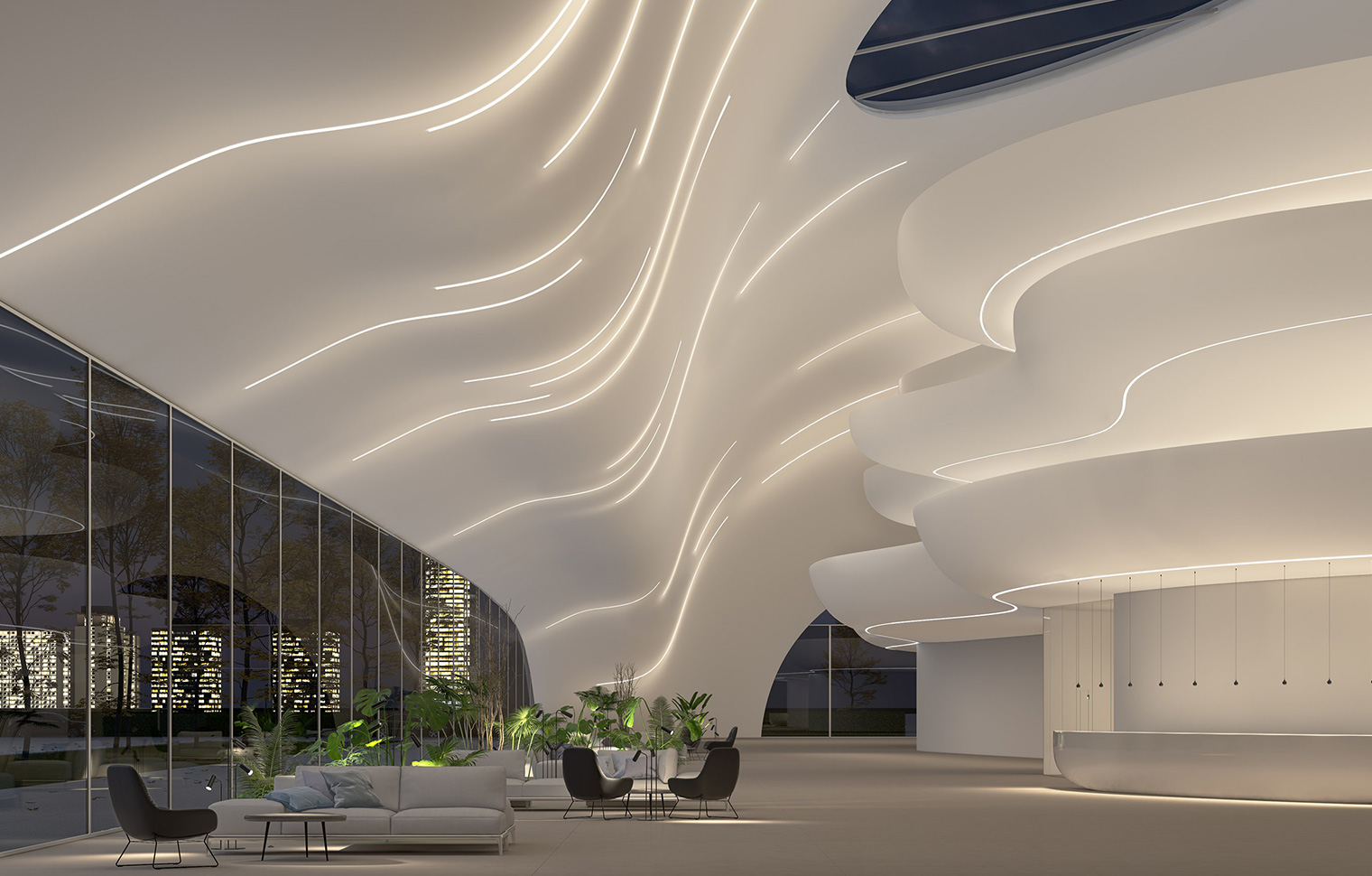 Tracker by Intra Lighting: endless possibilities to follow curved lines ...