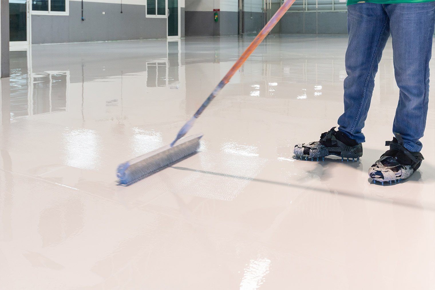 Laticrete resinous flooring with rapid installation: chemical, abrasion ...
