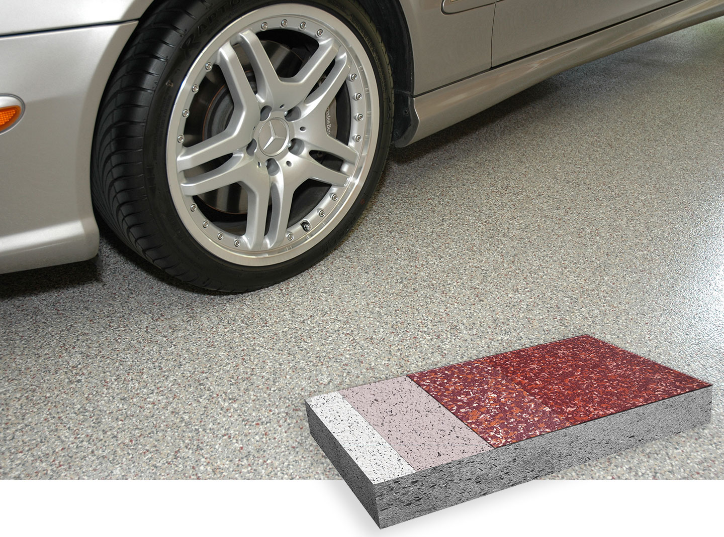 Laticrete resinous flooring with rapid installation: chemical, abrasion ...