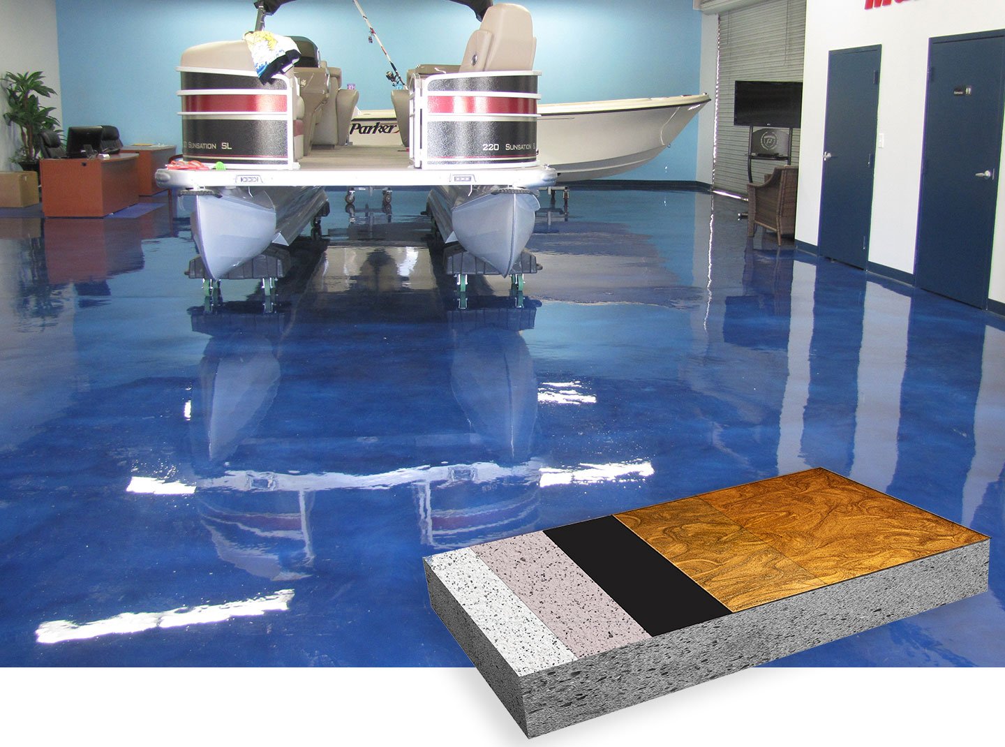 Laticrete resinous flooring with rapid installation: chemical, abrasion ...