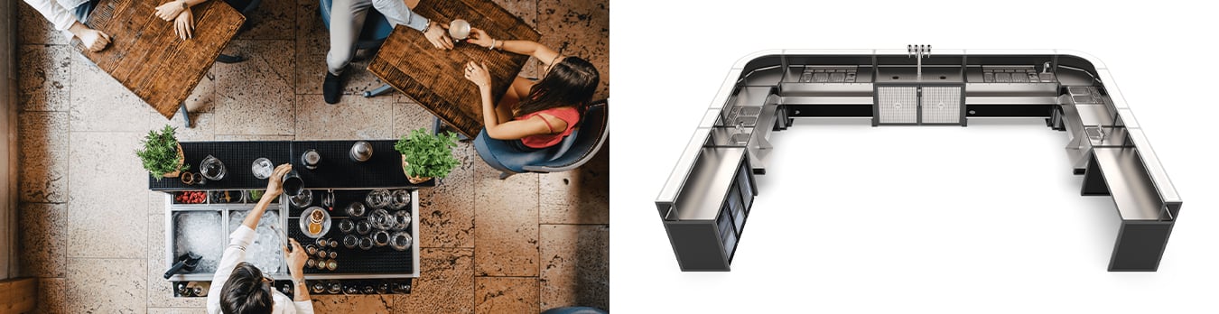 Station Deus®: Bar counters | Archiproducts