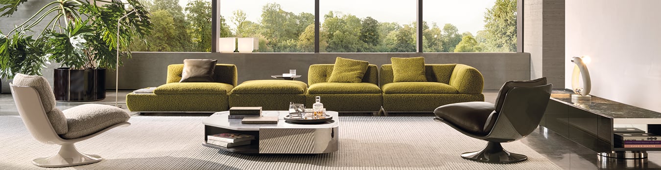 Coffee tables by Minotti | Low, in glass and wood | Archiproducts