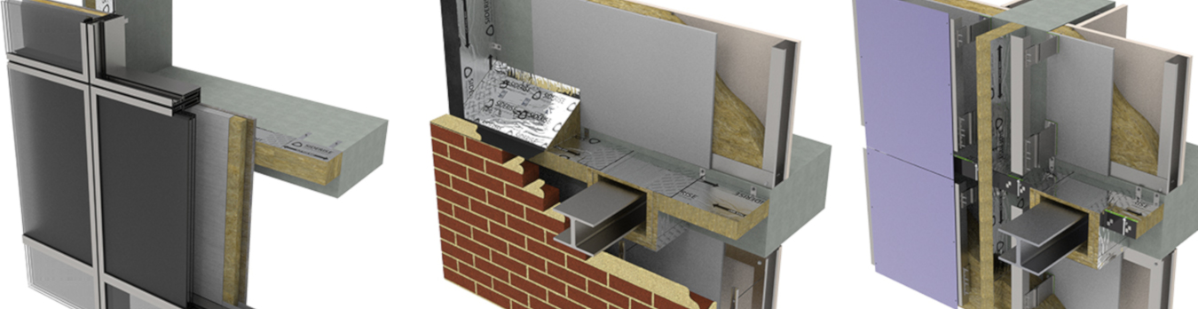 Fire stop panels for external cladding by Siderise | Archiproducts