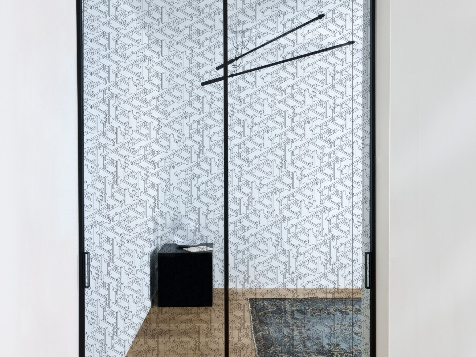 Albed door finishes designed by Kengo Kuma