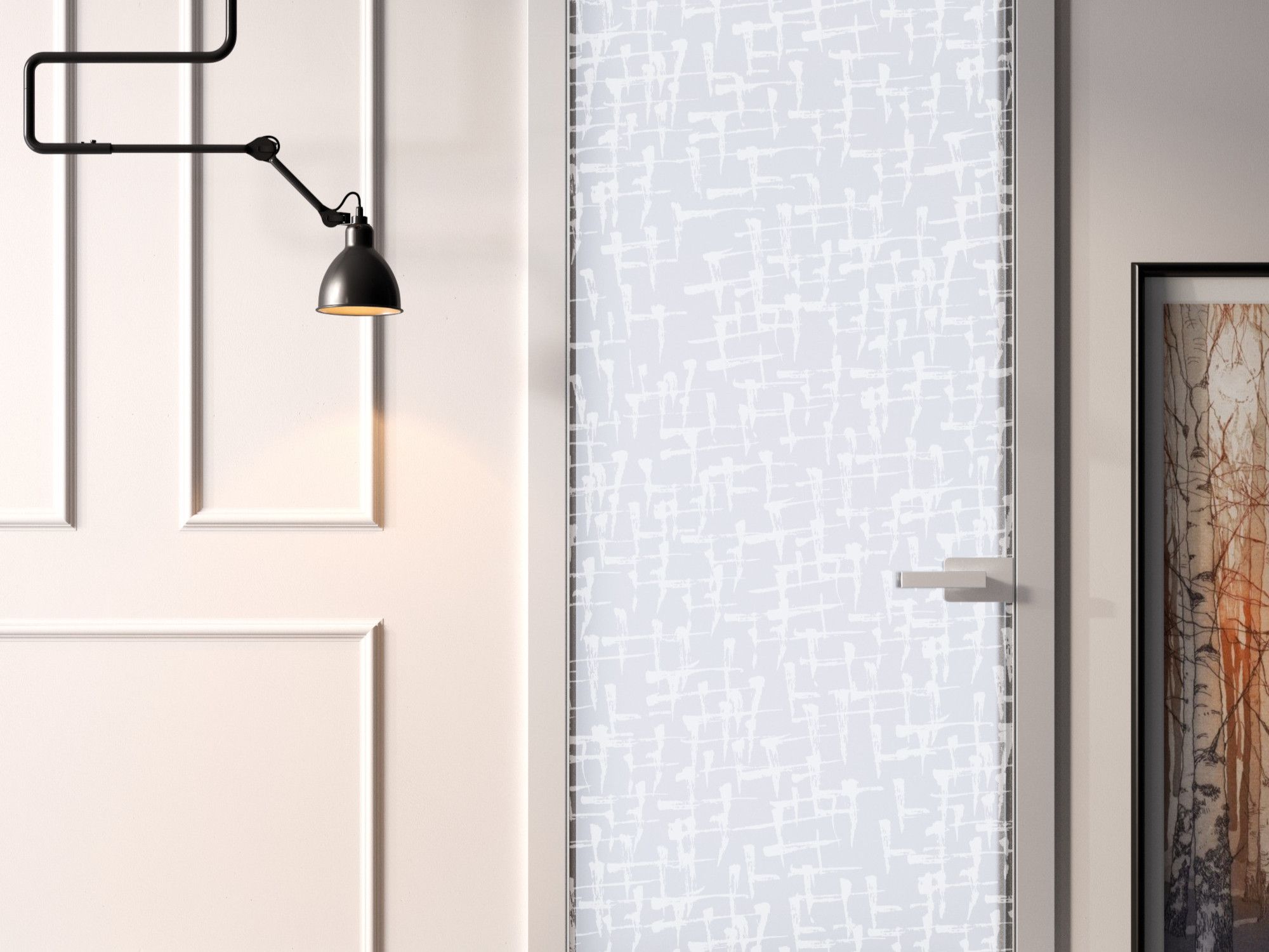 Albed door finishes designed by Kengo Kuma