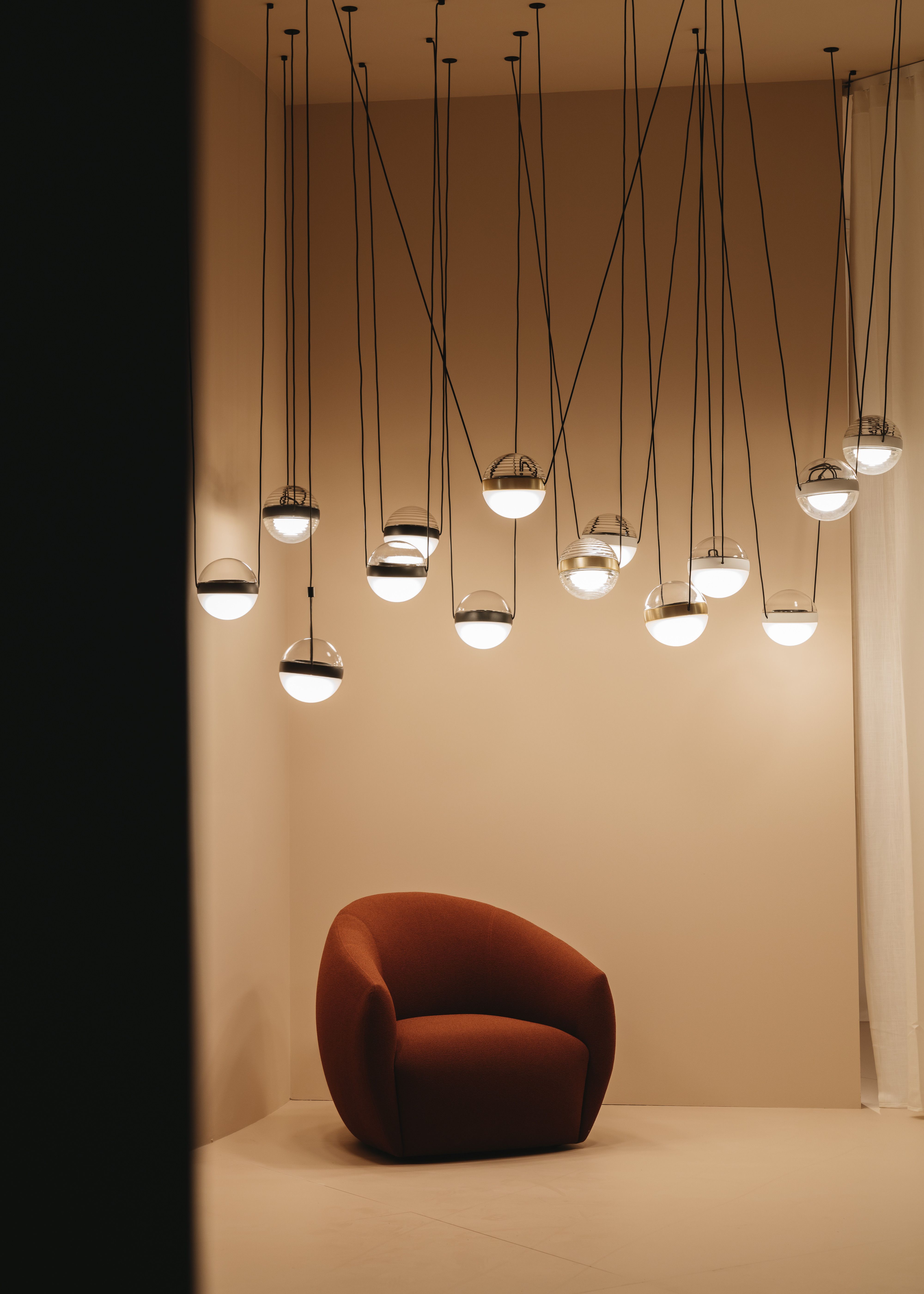 LedsC4 decorative lamps at Euroluce2023