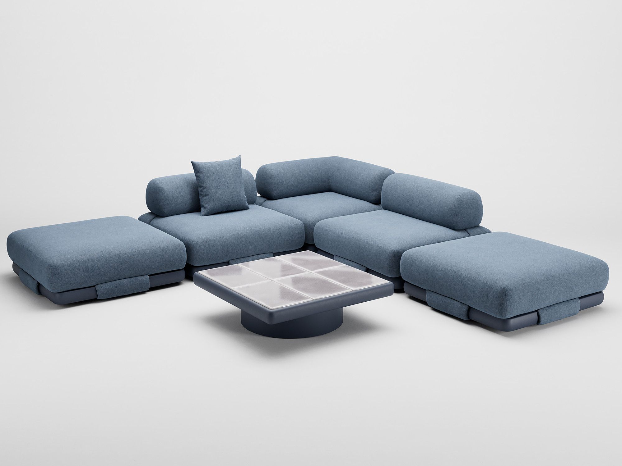 The new Kettal modular outdoor sofa designed by Patricia Urquiola