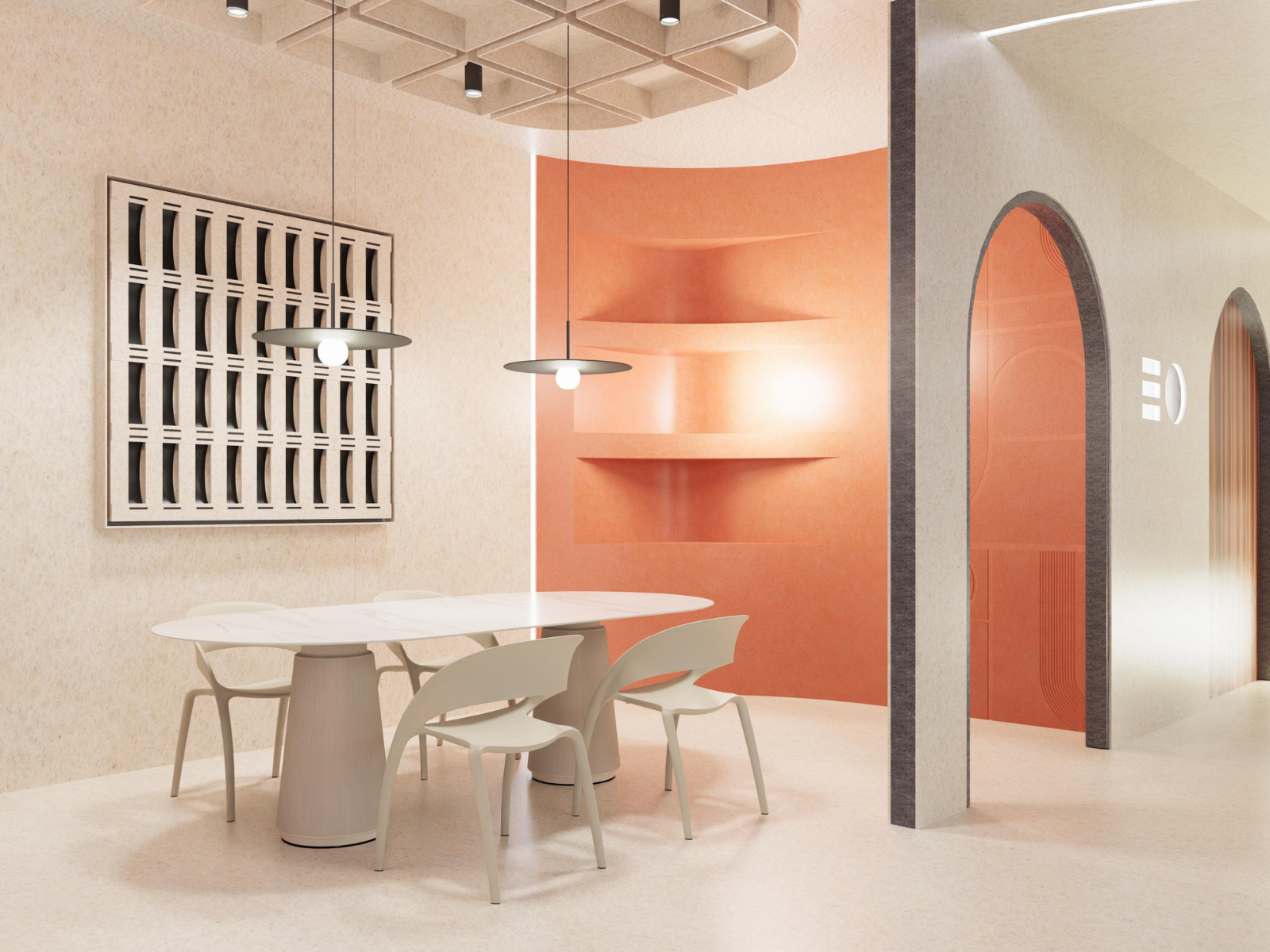 ECOcero acoustic panels at Orgatec 2024