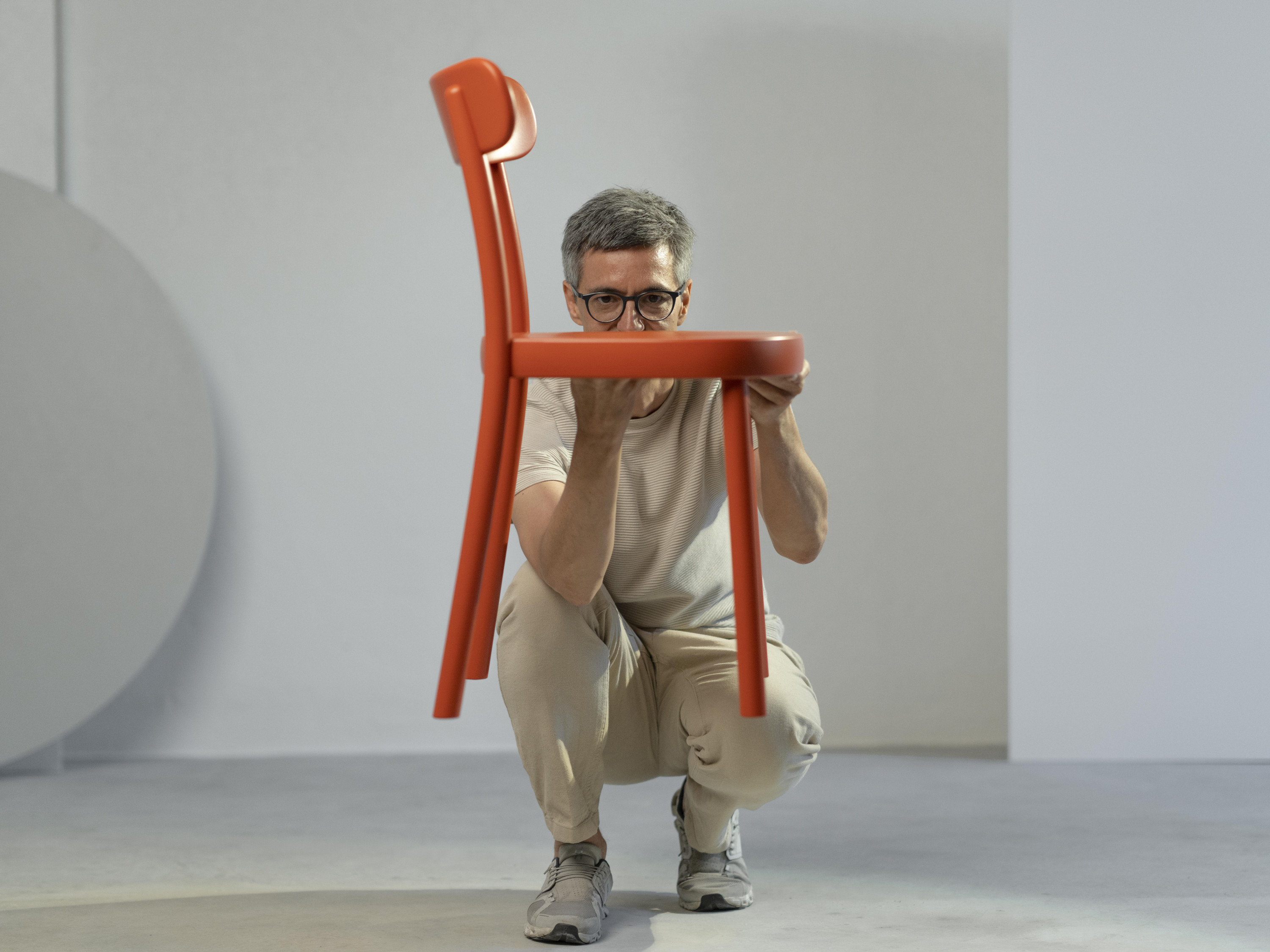 The Ton wooden chair designed by Alexander Gufler