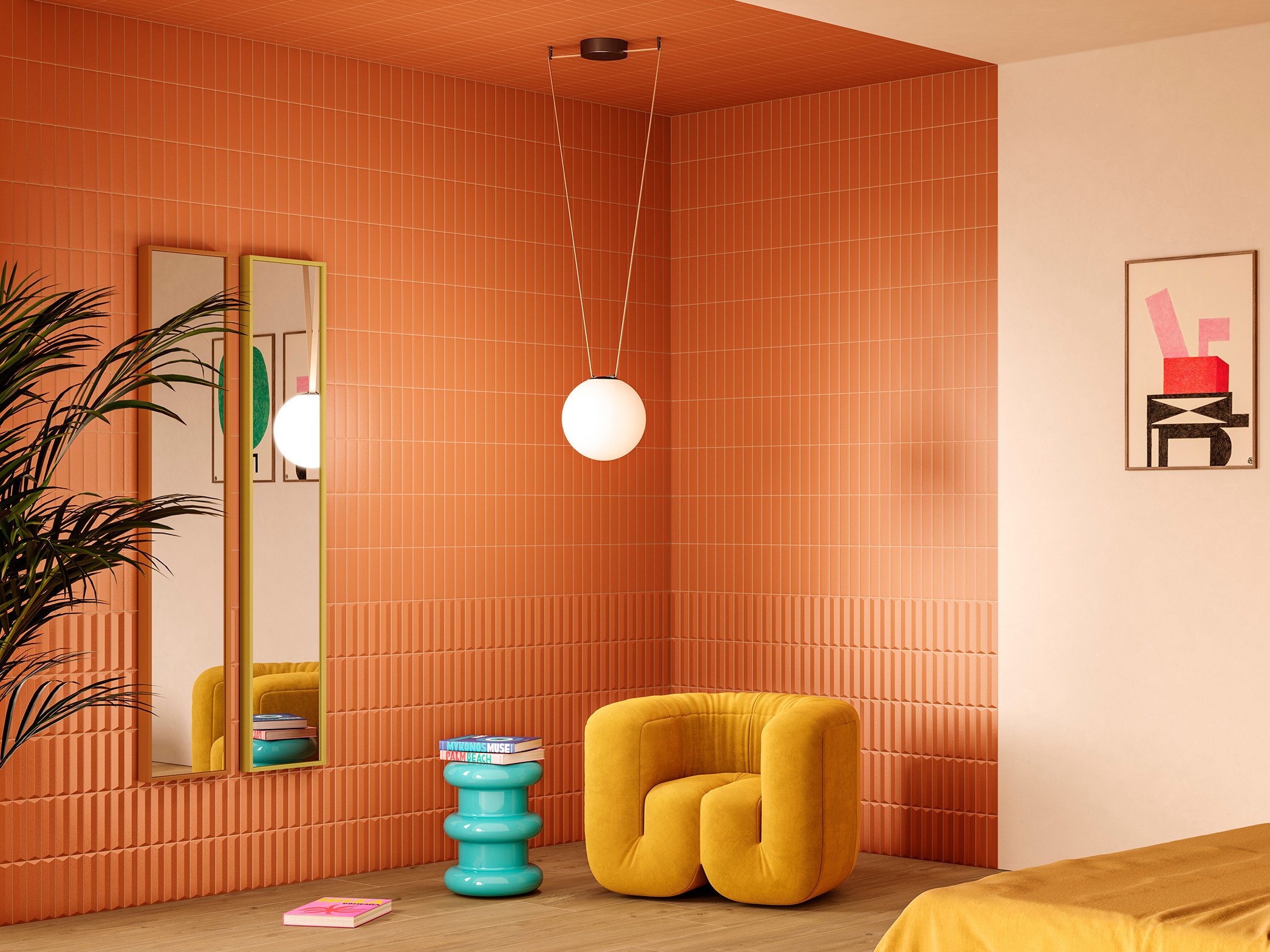 The new Beat ceramic tile by Eccentrico