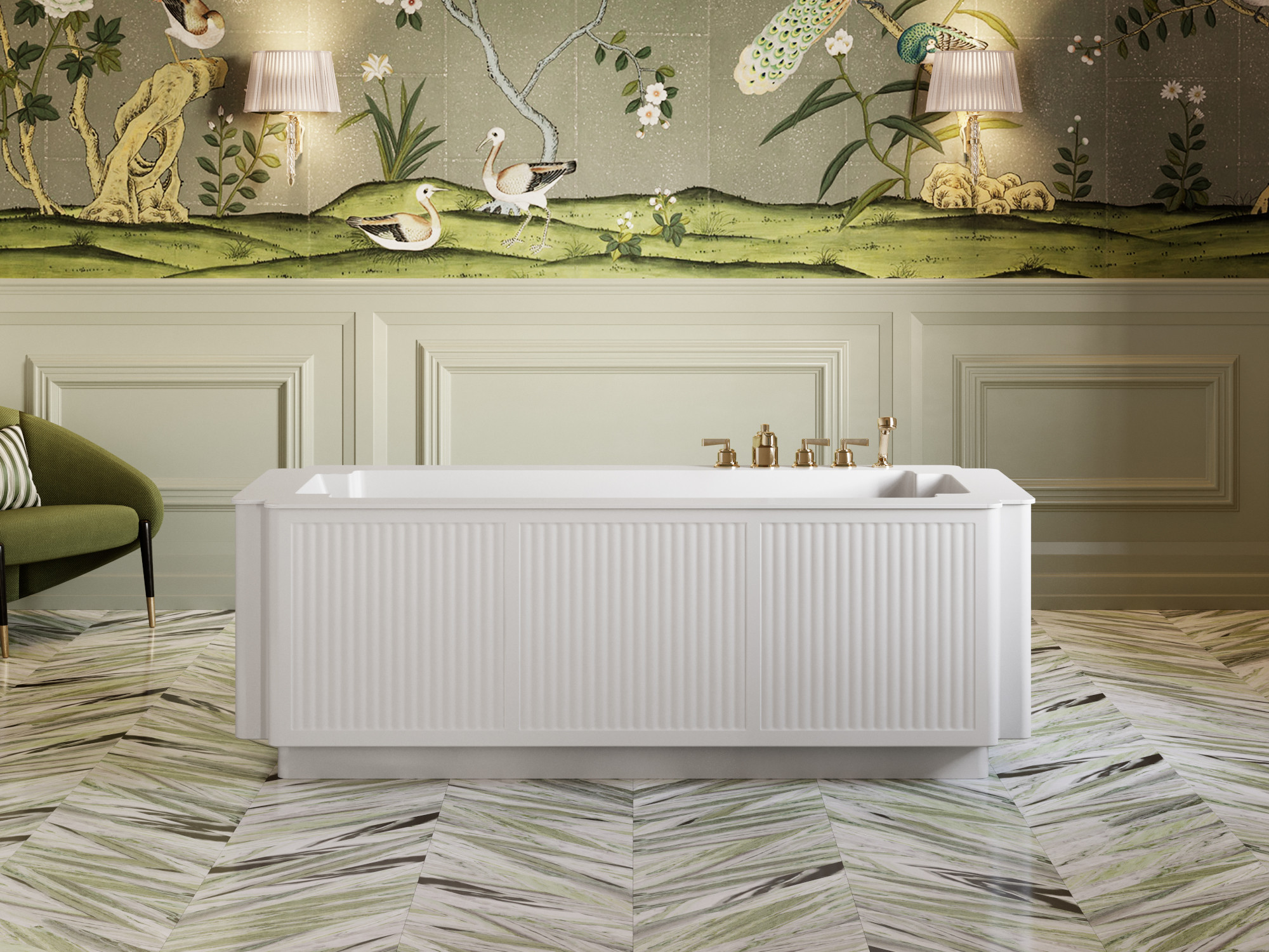 Pierre-Yves Rochon designs bathroom furniture for Devon&Devon