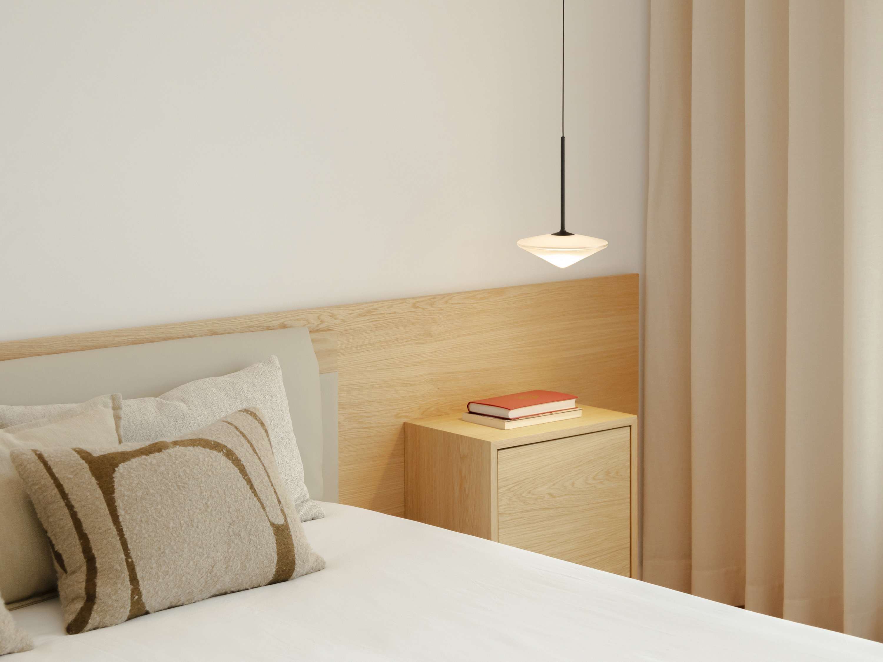 Vibia lighting illuminates Casa SV by design studio Olivegrey