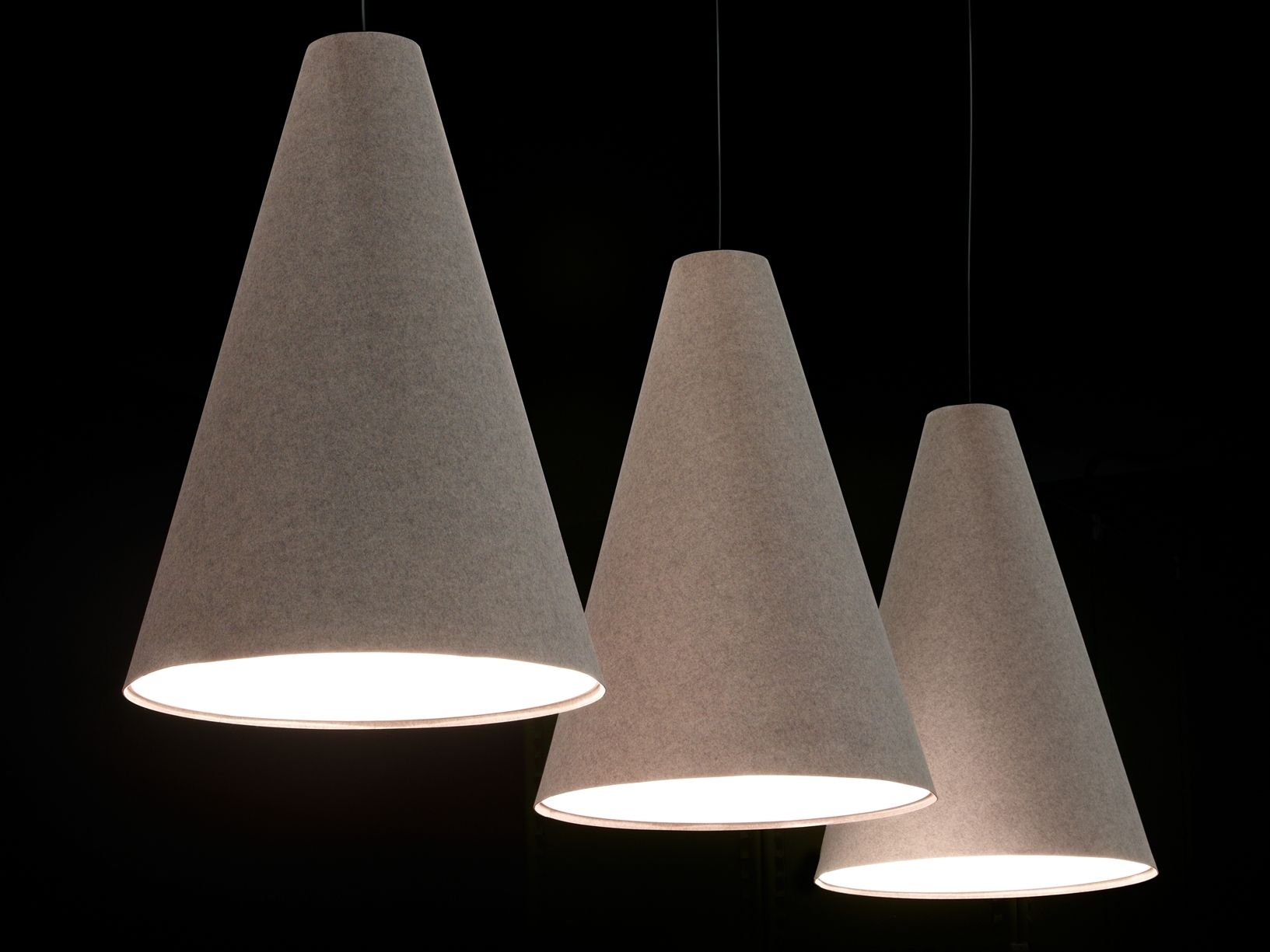 Shining examples of innovative designs in felt by HEY-SIGN