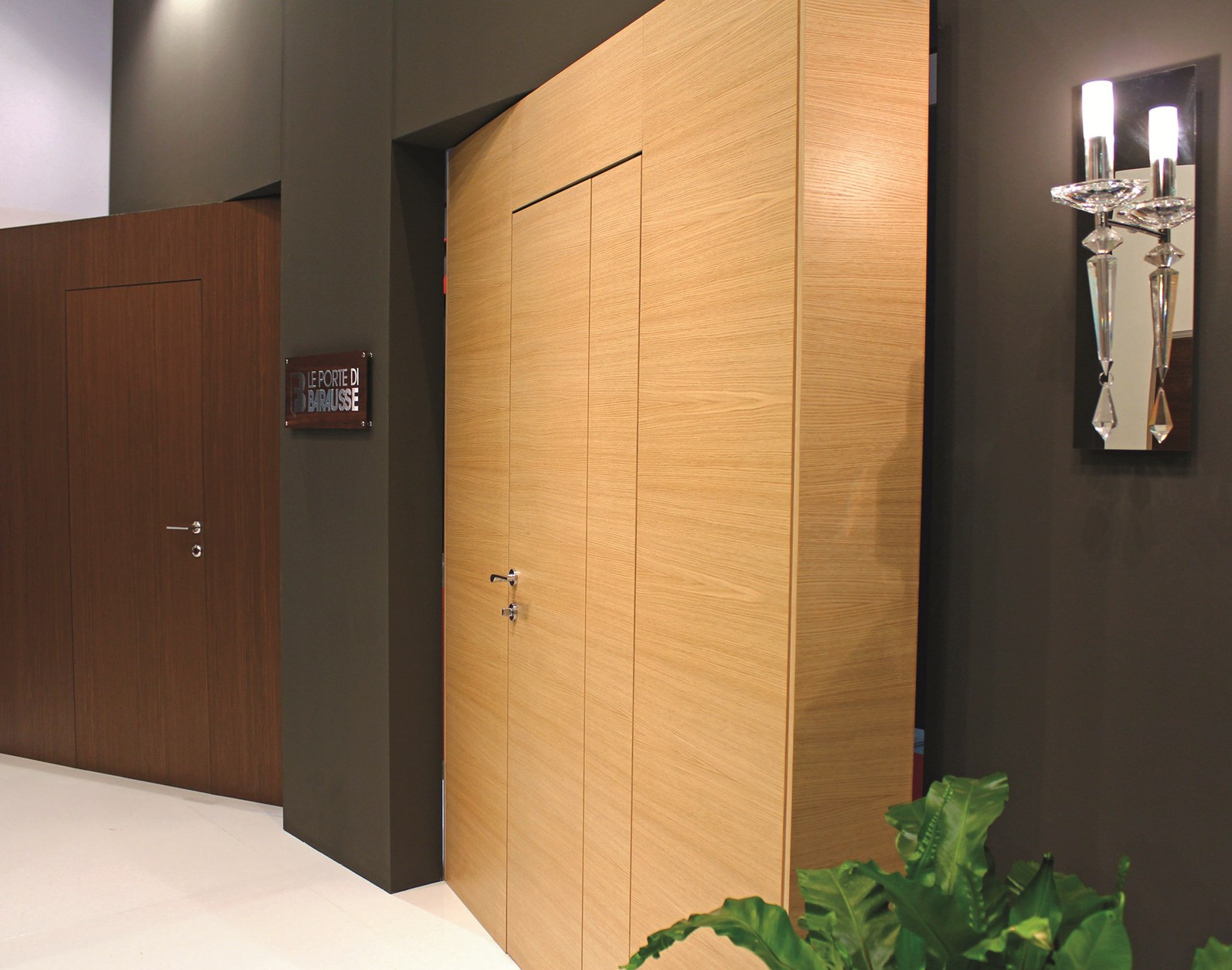 Il sistema Barausse che integra porta e boiserie