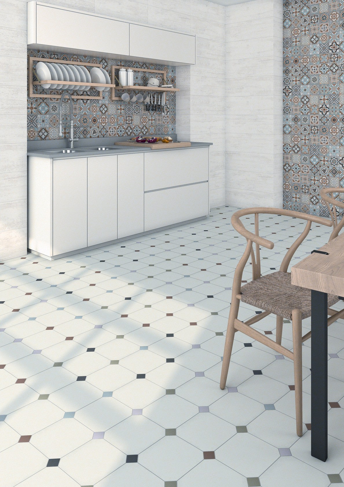 Vives presents Maison Bohème, porcelain and white body tiles