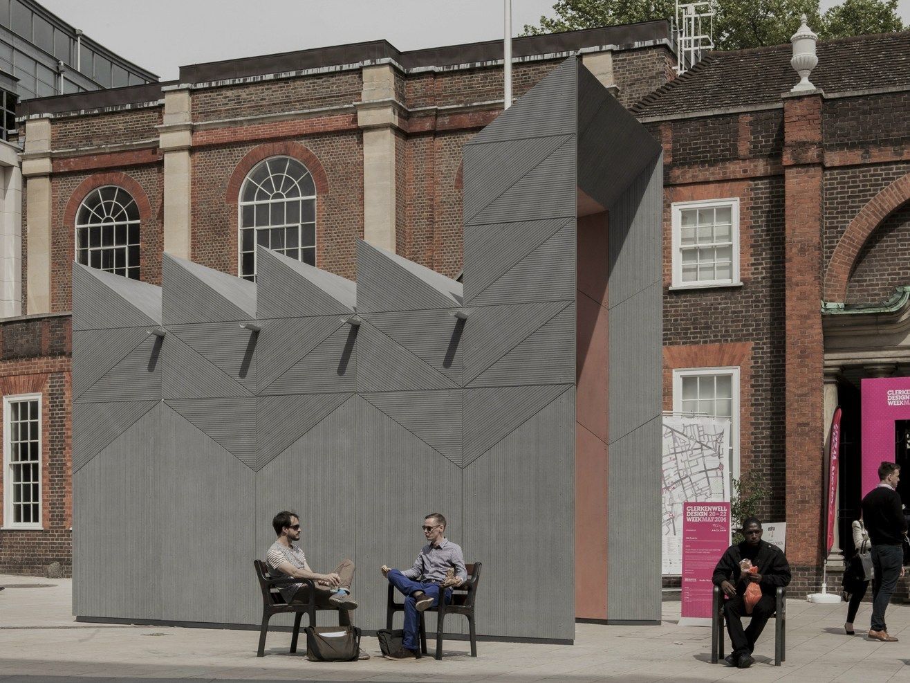 Equitone dresses up 'The Smith Pavilion' at Clerkenwell Design Week