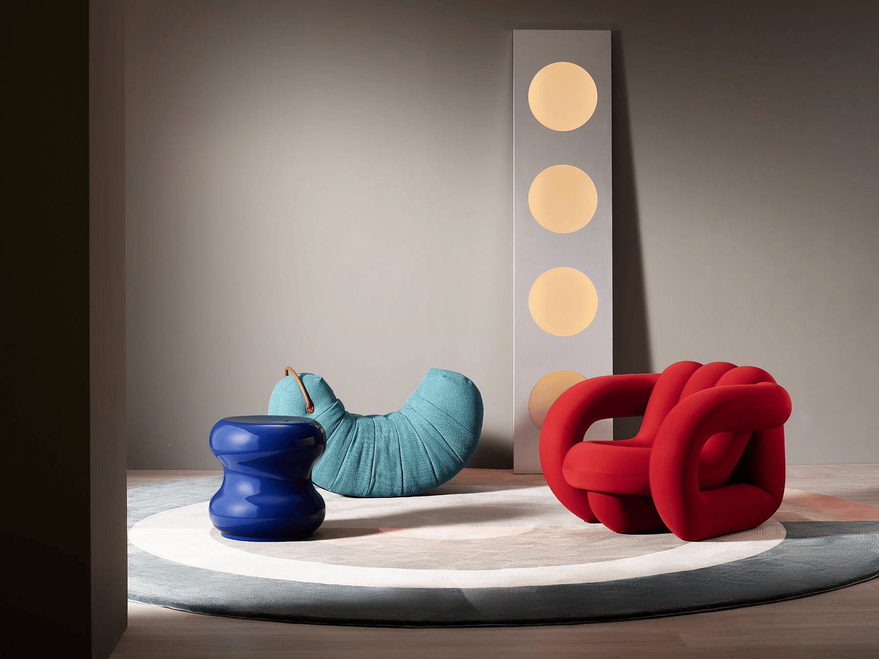 HC28 COSMO presents the AI-generated TWISTY MINI chair