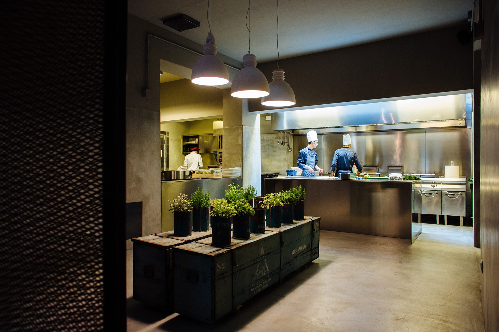 A concept restaurant with a retro feel