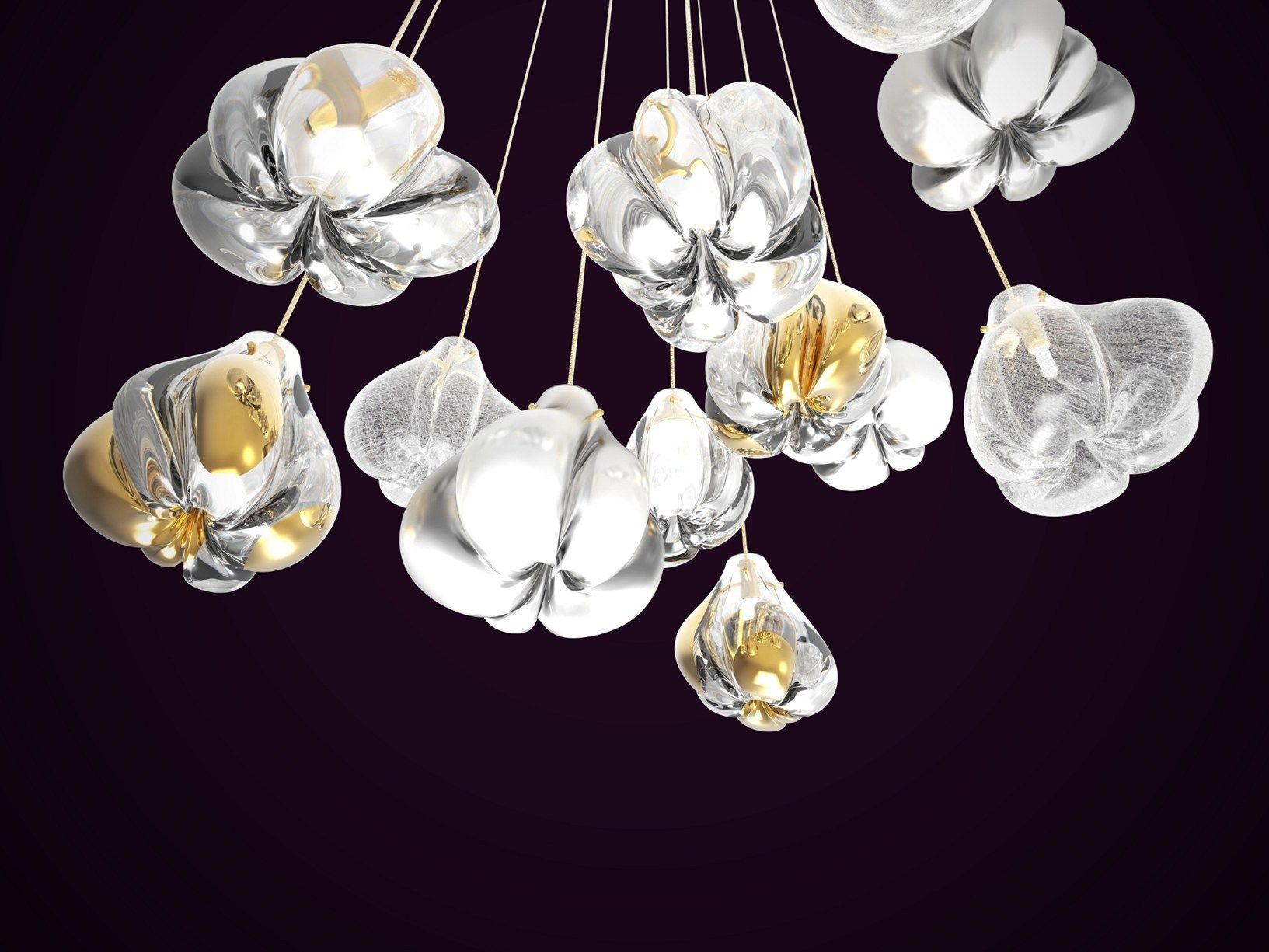 Flowers and bright stars on the move