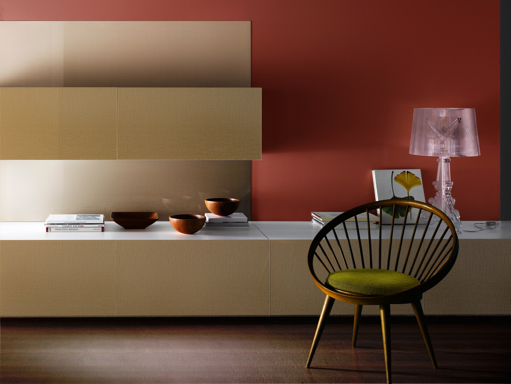 Mirror covers furniture and walls