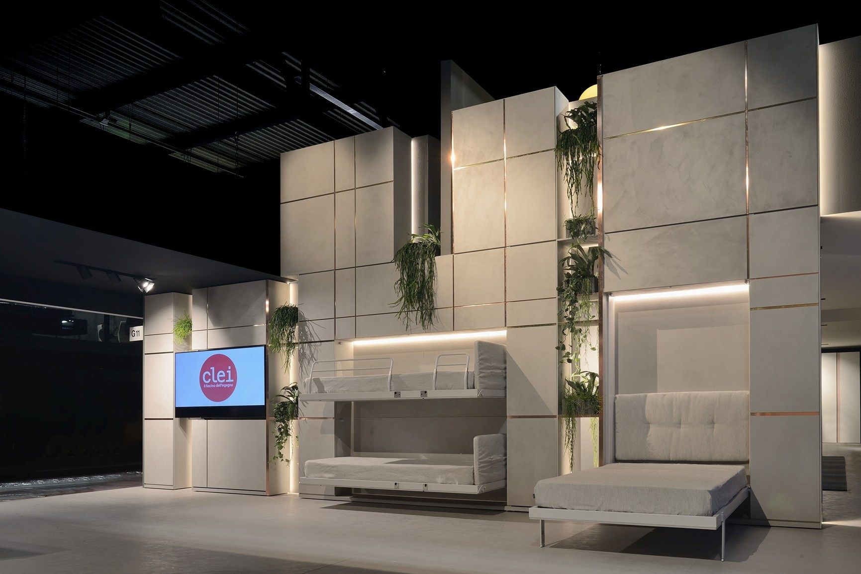 Dynamic Wall. The transformable home by Clei