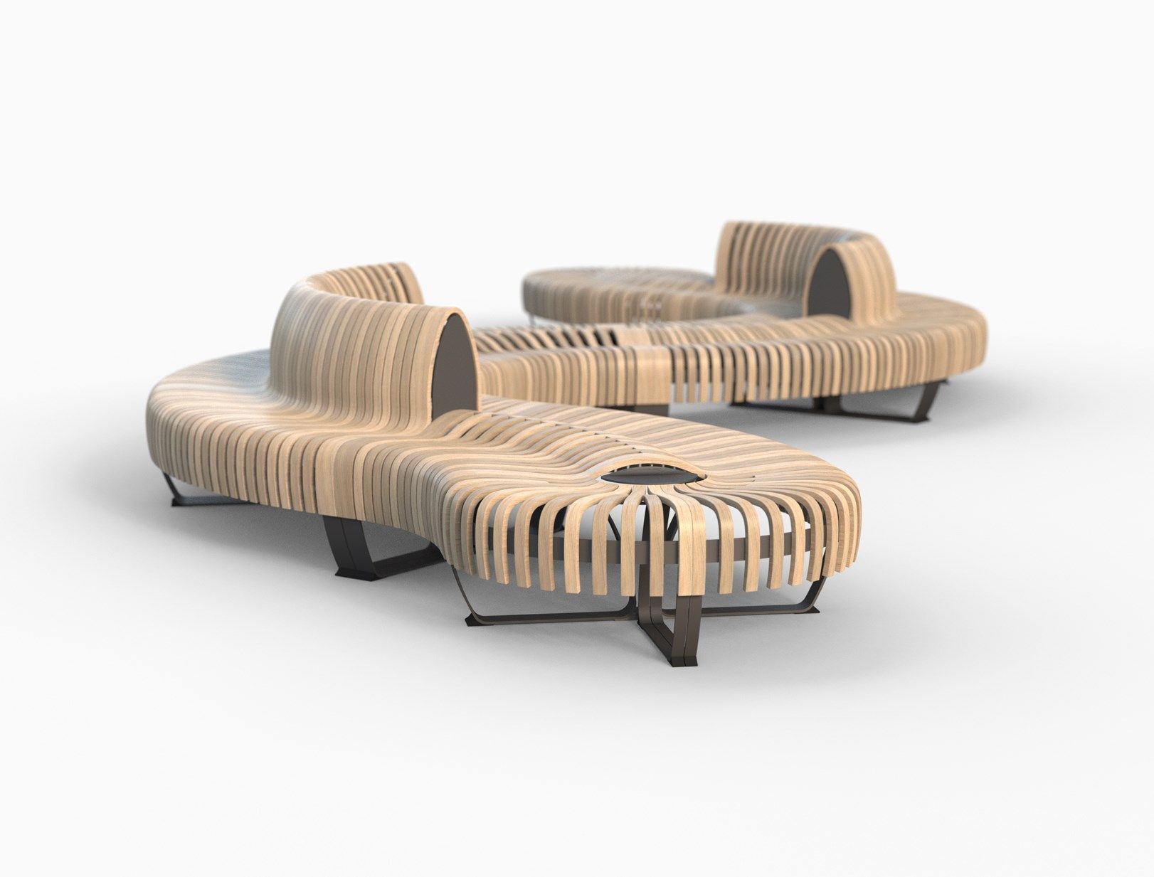 Sculptural Nova C Series Seating System Expands its Modules