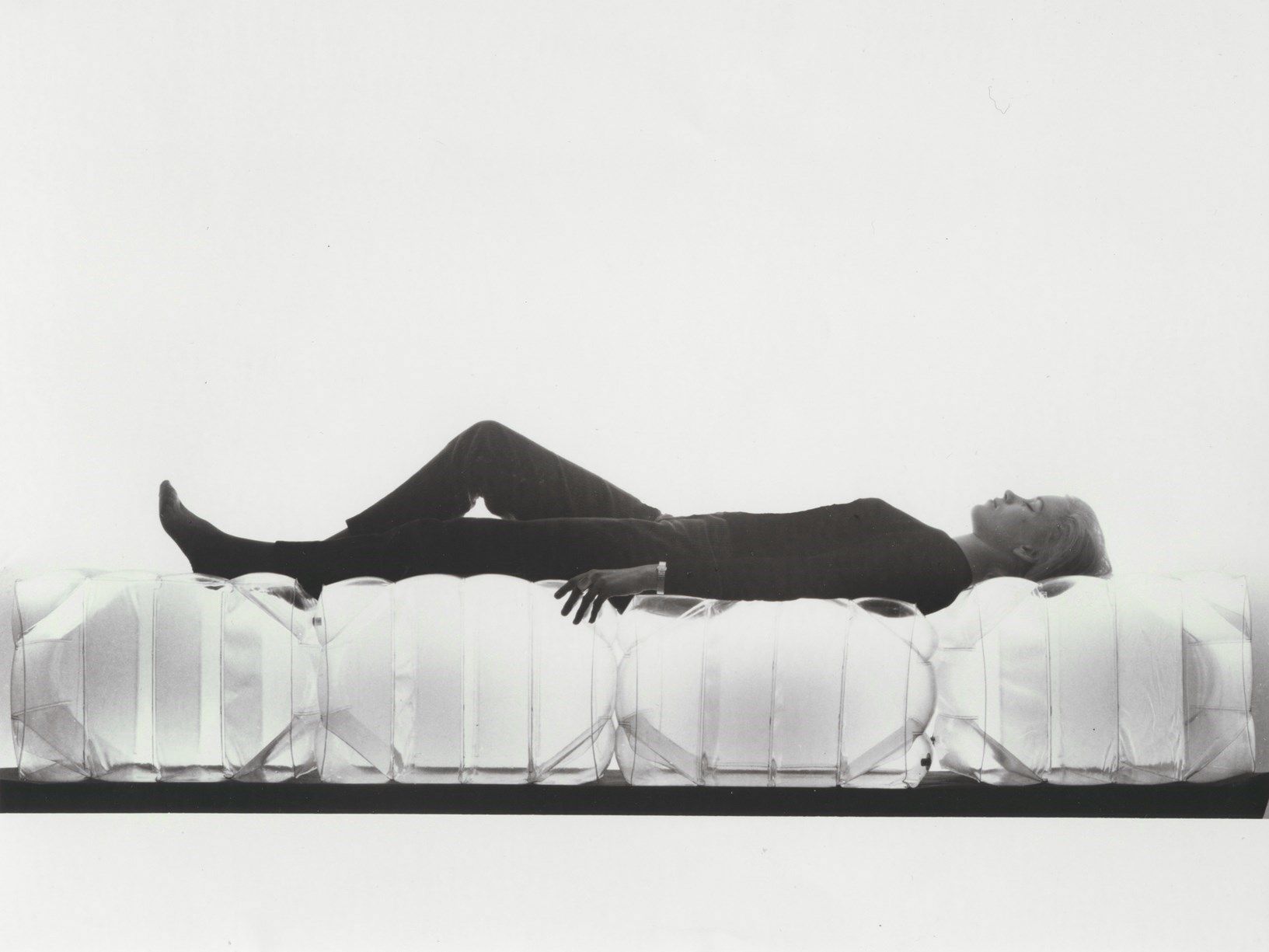 Inflatable Stool by Verner Panton