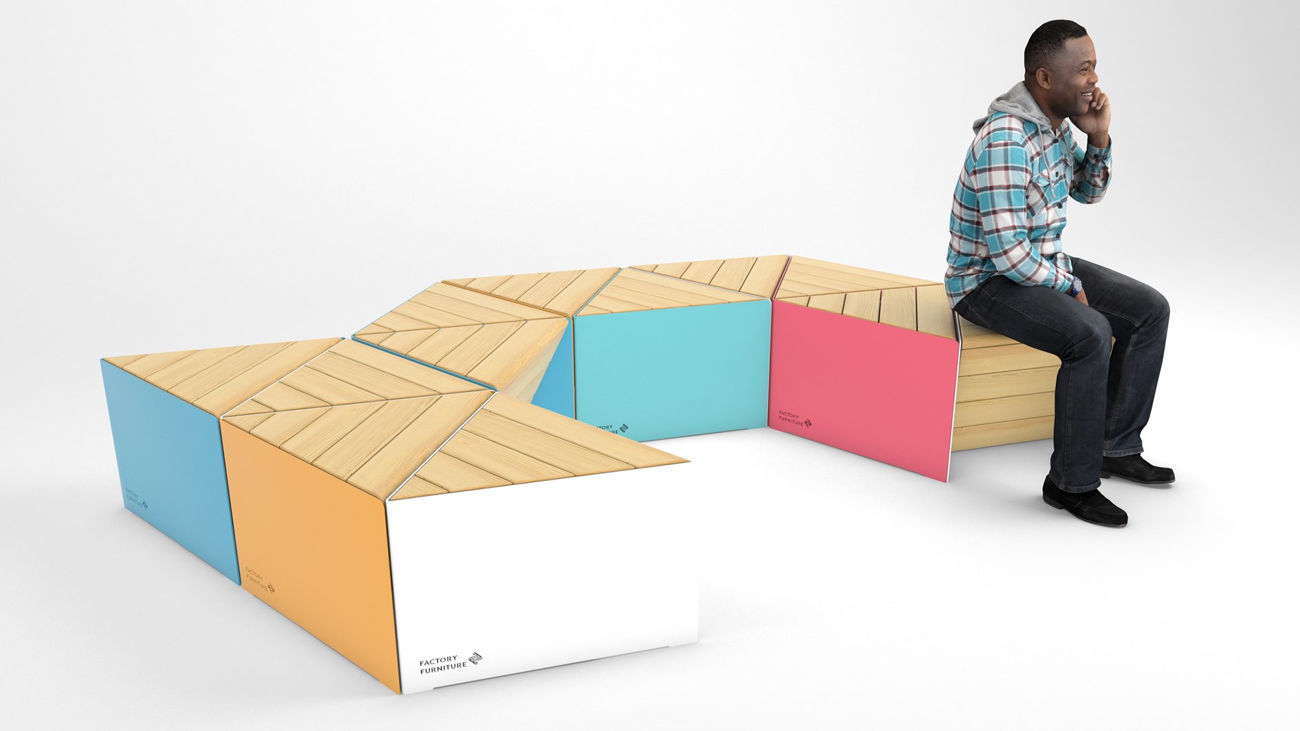 Meet and Mingle: The Factory Furniture Bench