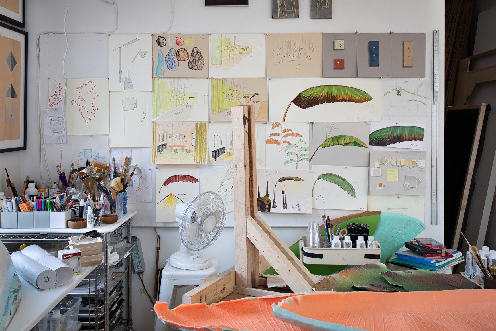 Unnatural Habitat. Shapes Suspended in Time