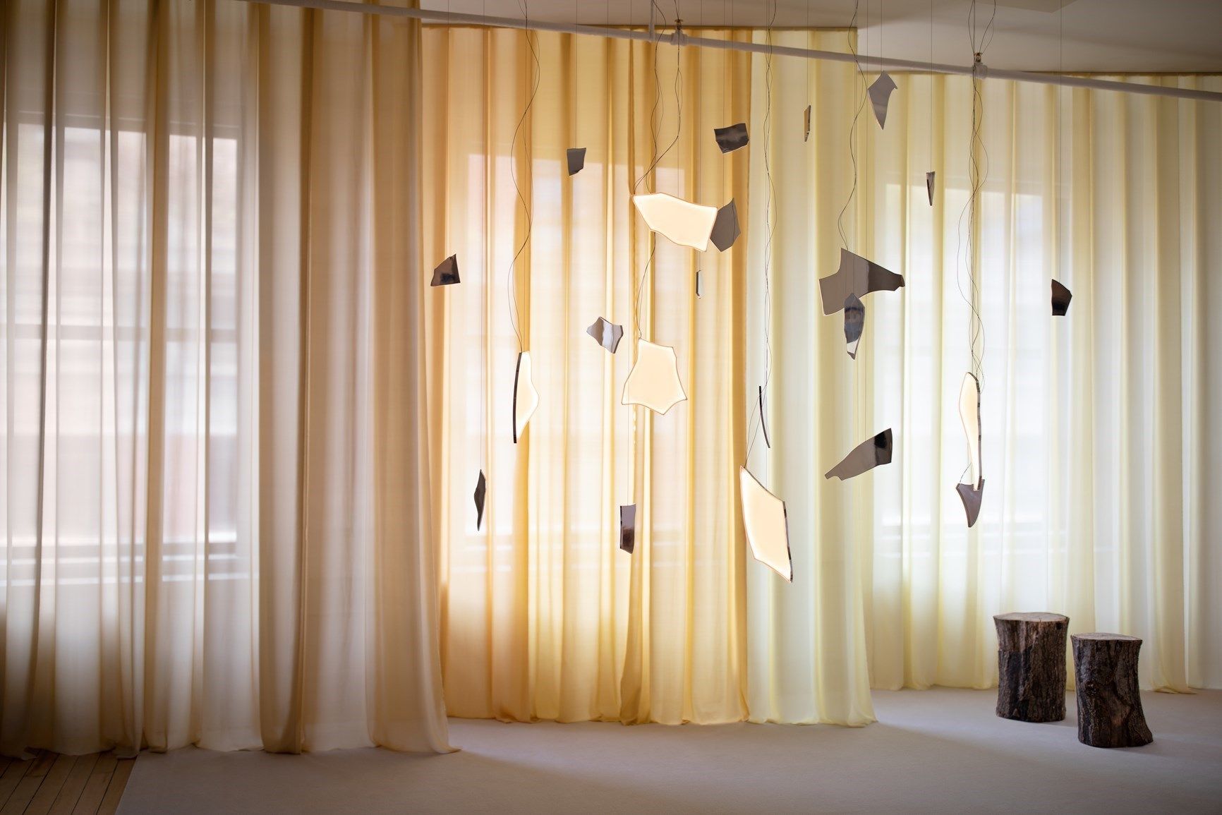 Unnatural Habitat. Shapes Suspended in Time